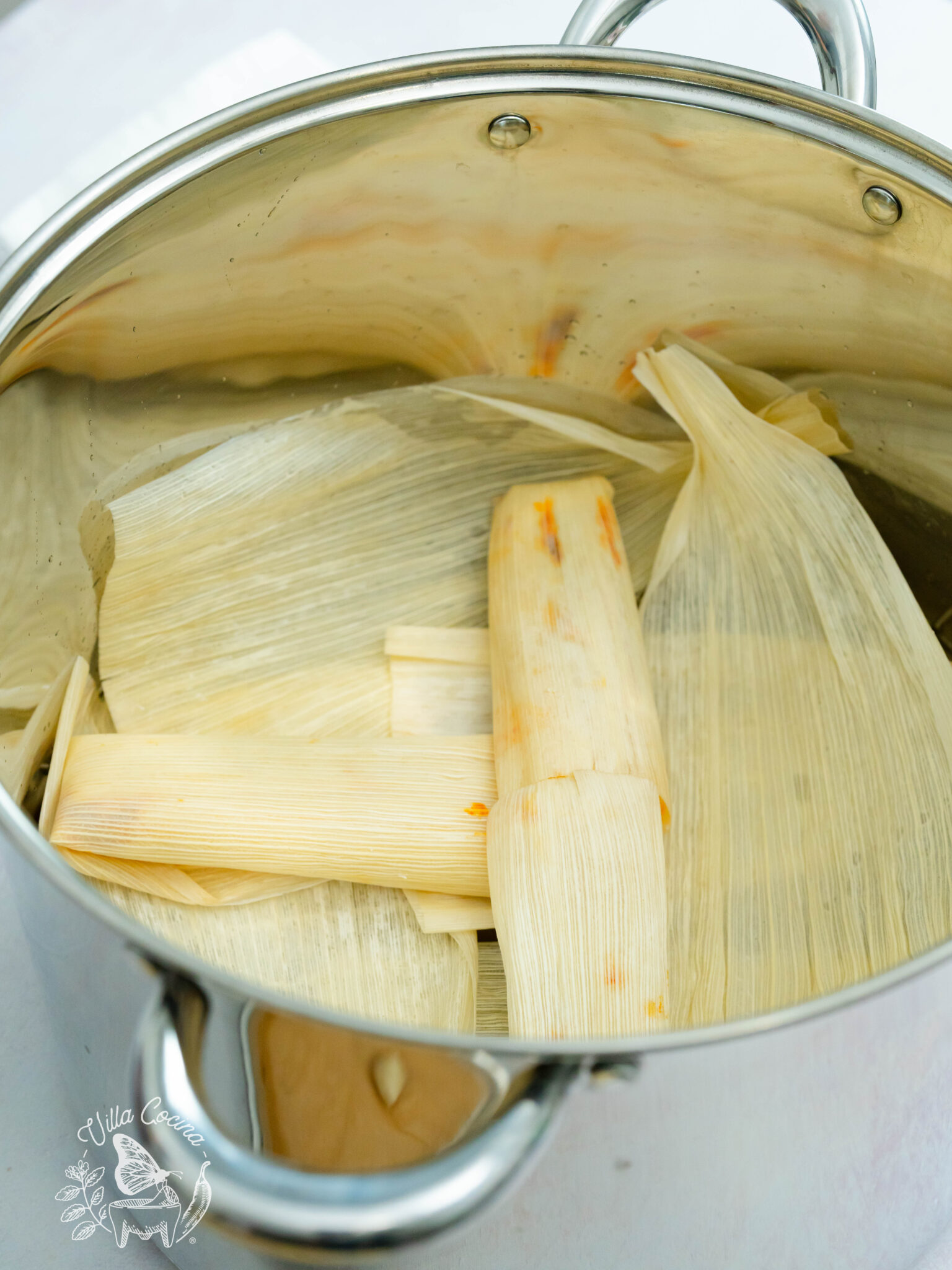 Mexican Red Pork Tamales - Villa Cocina