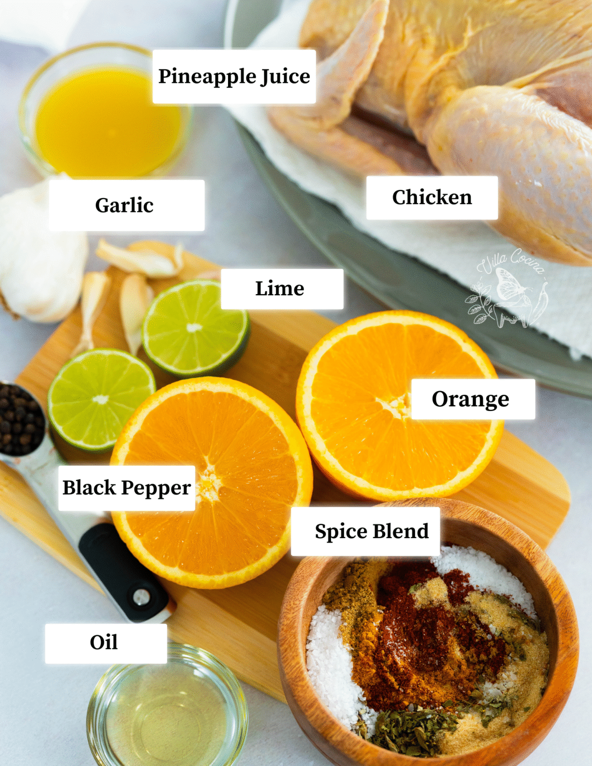 Pollo loco grilled chicken - Villa Cocina