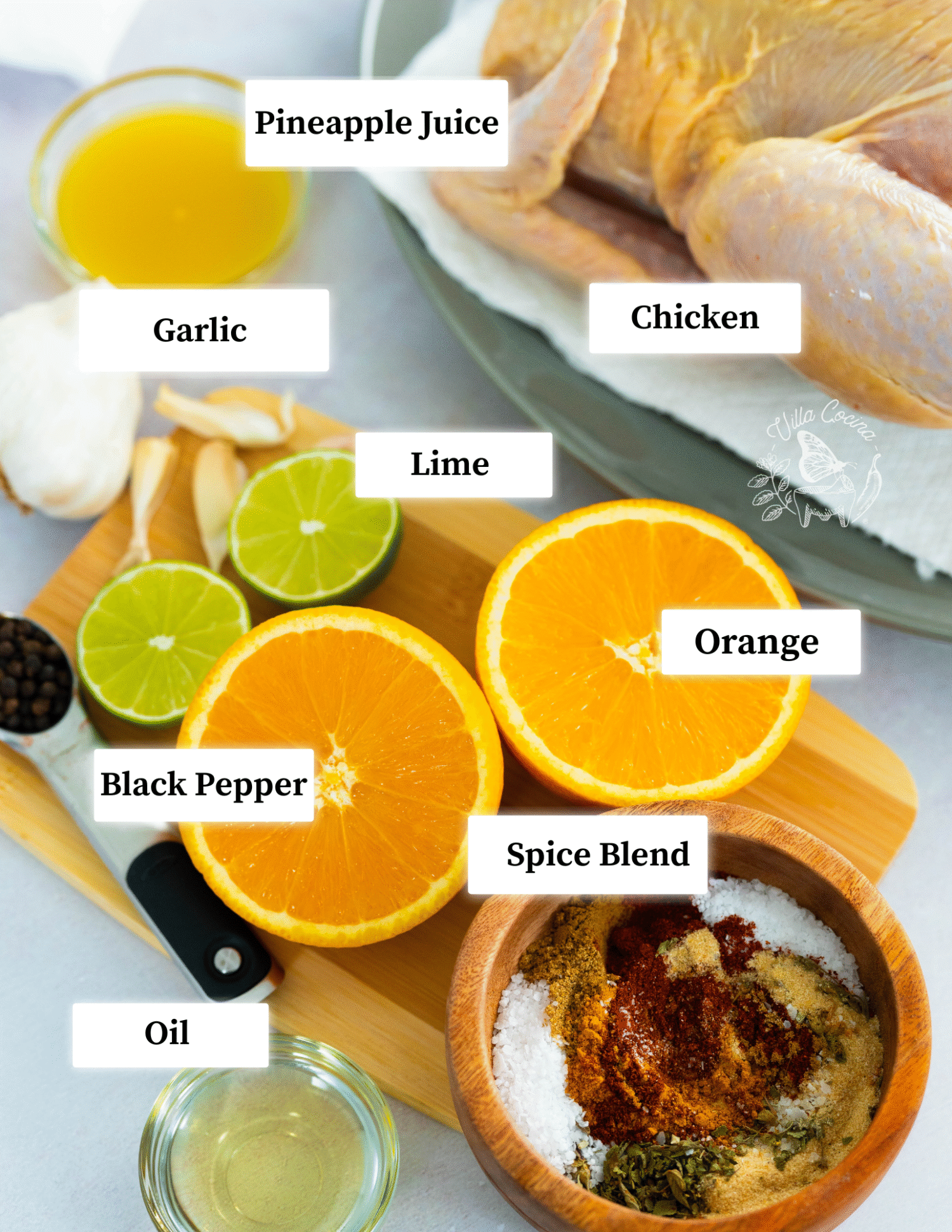 Pollo loco grilled chicken - Villa Cocina