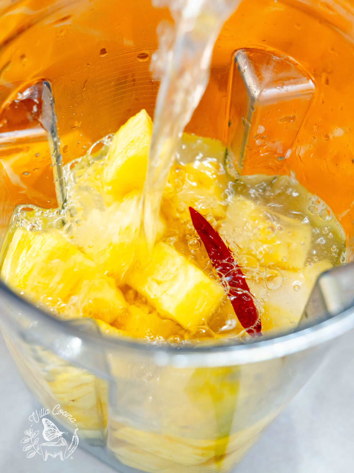 Pineapple Chile Agua Fresca - Villa Cocina
