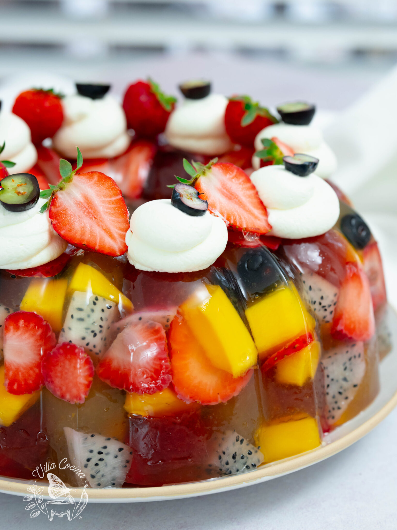 Jello Fruit Cake - Villa Cocina