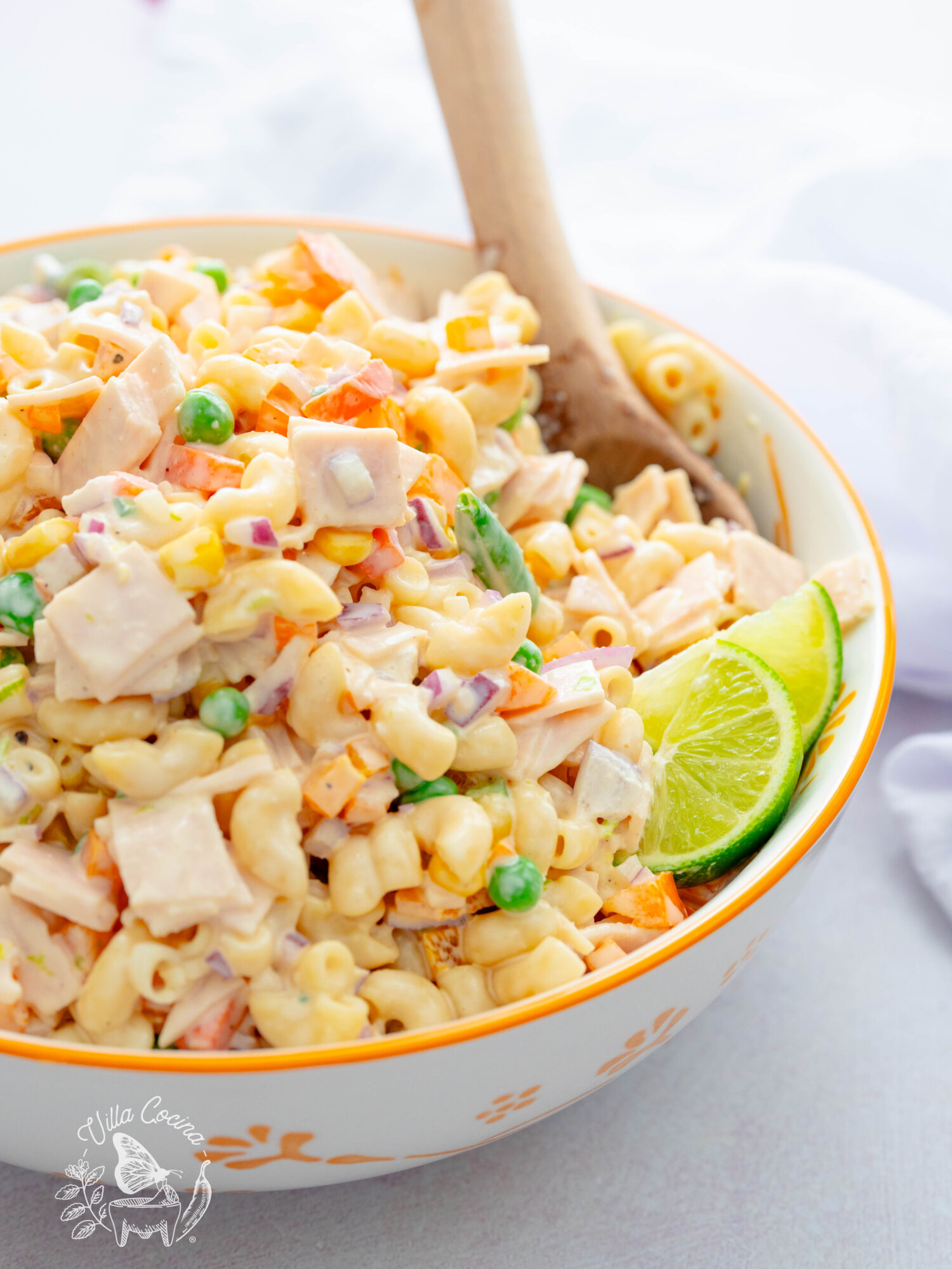 Ensalada de Coditos (Mexican Pasta Salad) - Villa Cocina