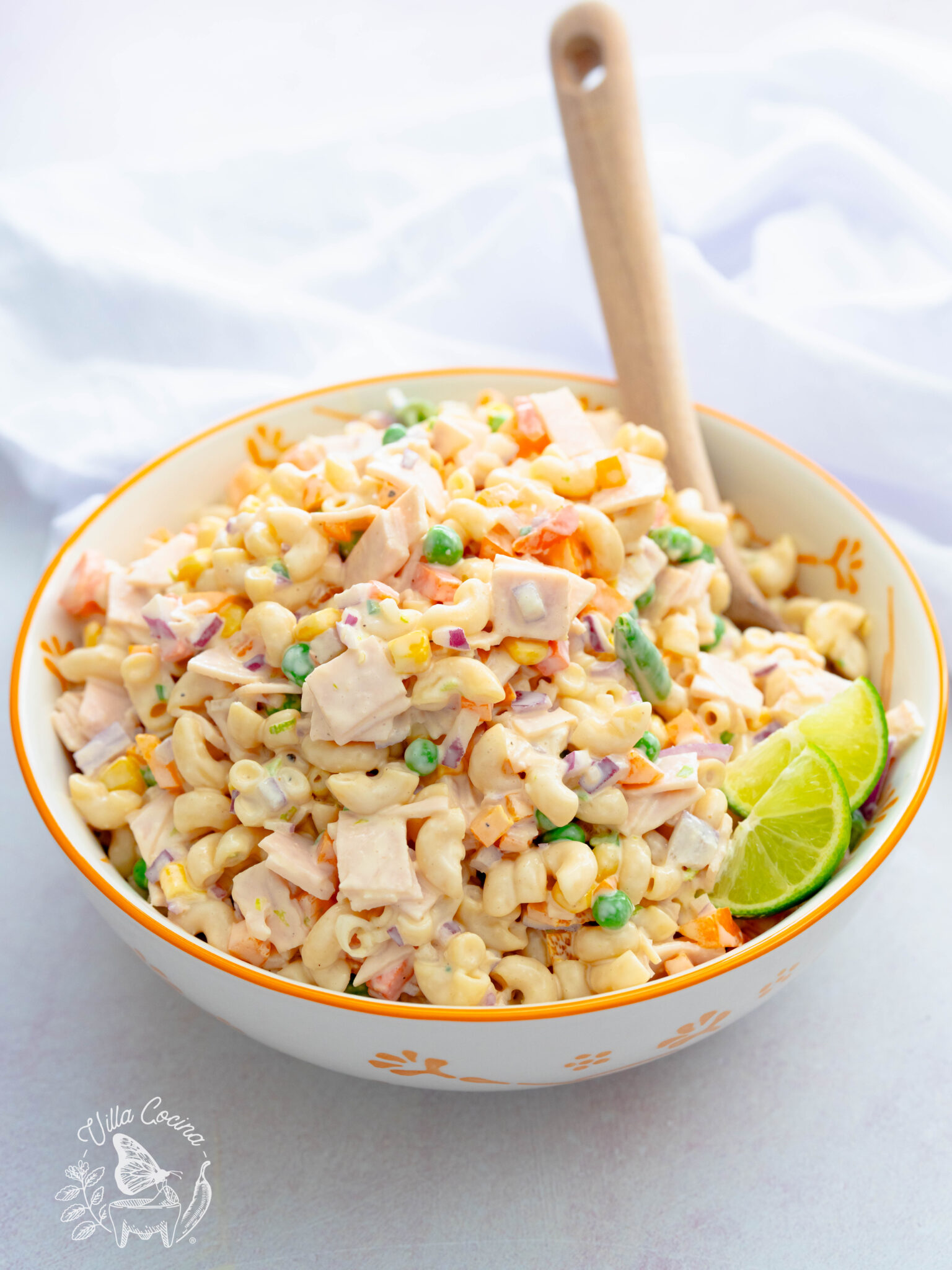 Ensalada de Coditos (Mexican Pasta Salad) - Villa Cocina