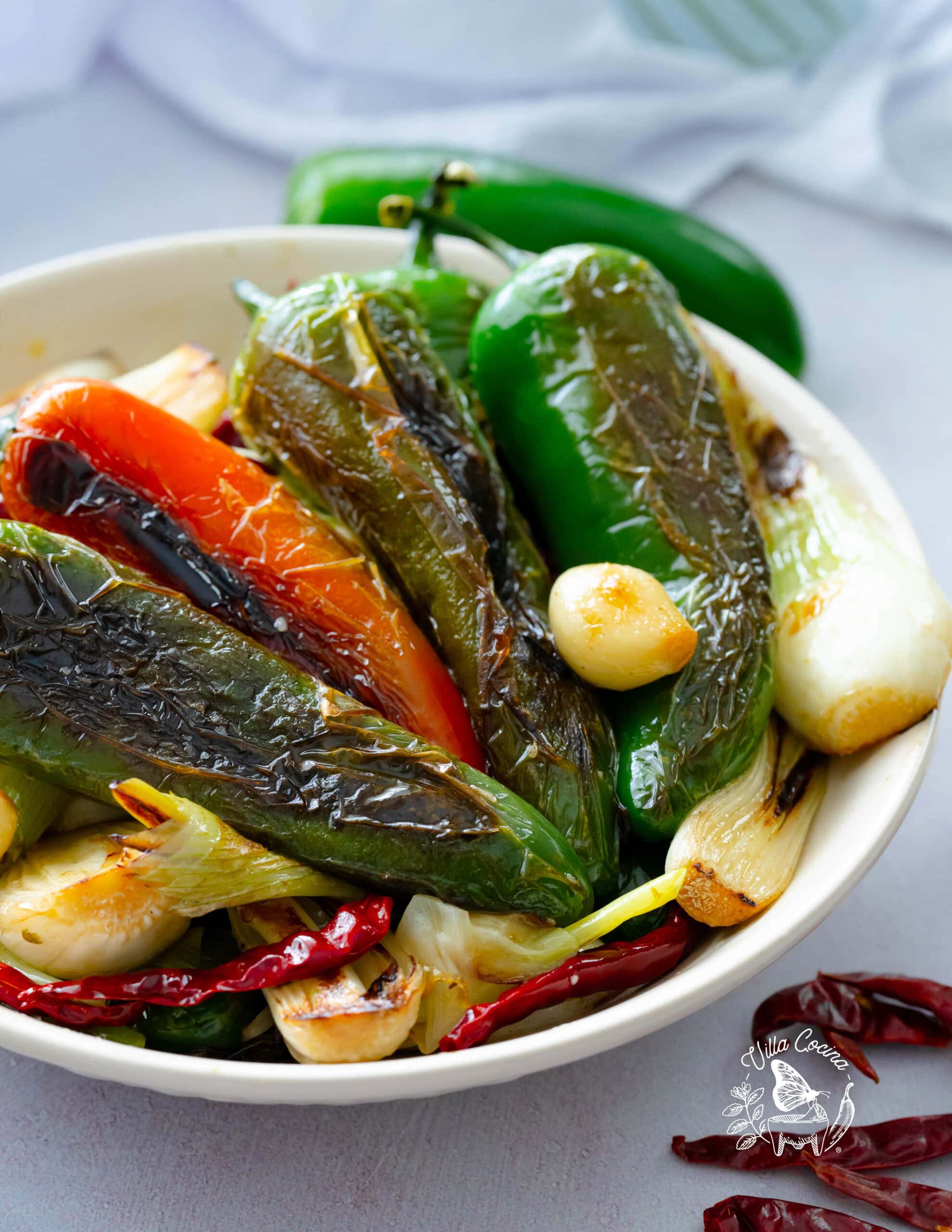 Chiles Toreados - Villa Cocina